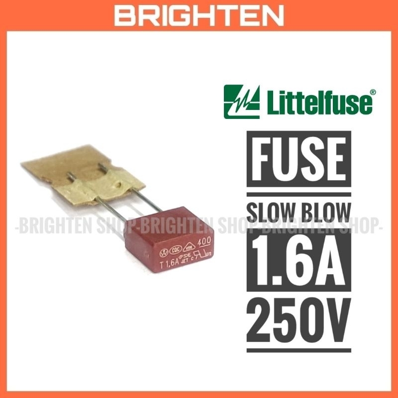 Jual LITTELFUSE Fuse radial slow acting 1.6A 250V | Shopee Indonesia