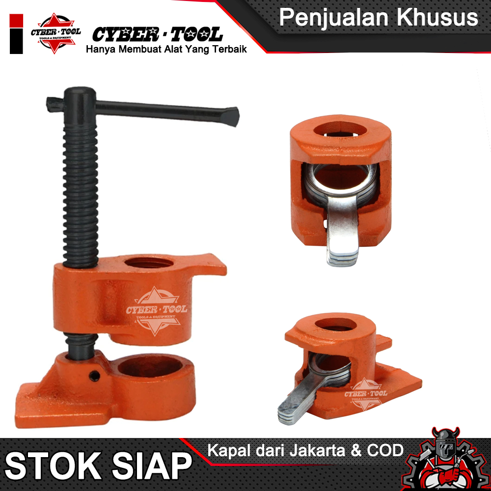 Jual Catok Pipa Klem 1/2 inch/ Pipe Clamp Catok Penjepit 0.5"/ Pipe ...