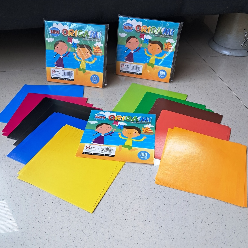 Jual Origami Kecil 12x12cm Kertas Lipat 100 Lbr Kreativitas - Sidu ...