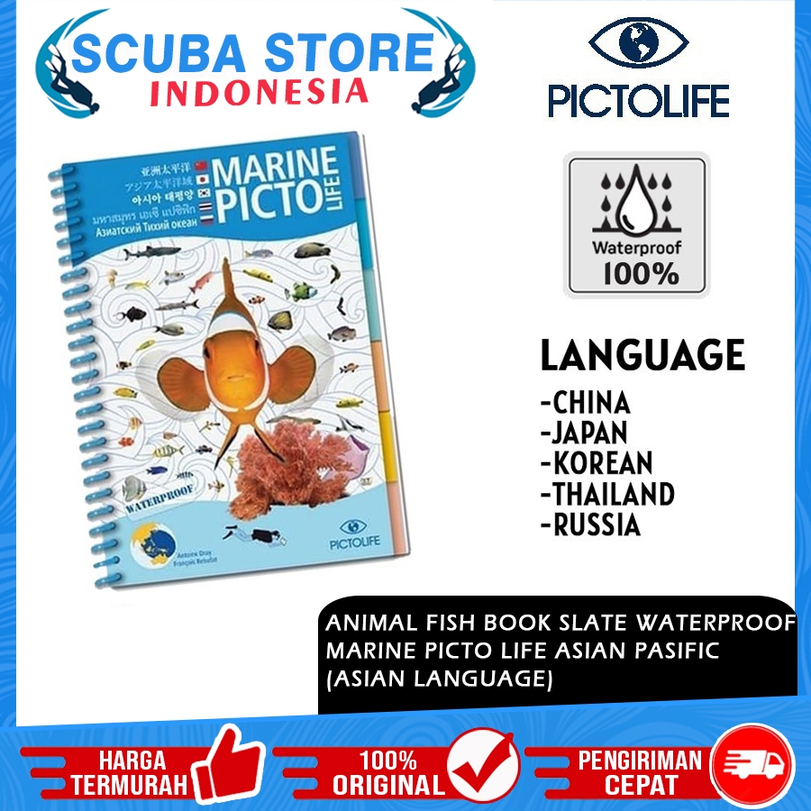 Jual Asia Marine Picto Life Fish Book Slate Asian Pacific Coral ...