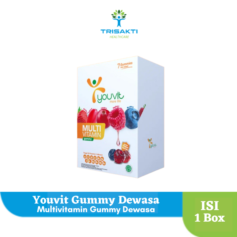 Jual Youvit Multivitamin For Adult Sachet - Multivitamin Gummy Dewasa ...