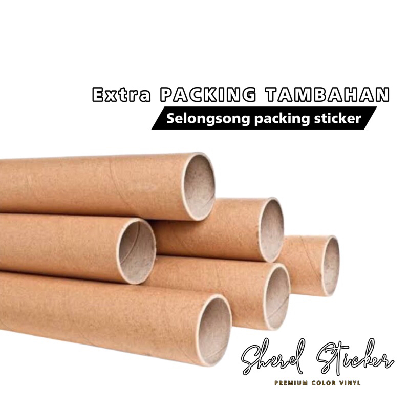 Jual extra packing tambahan Selongsong pembungkus sticker skotlet ...