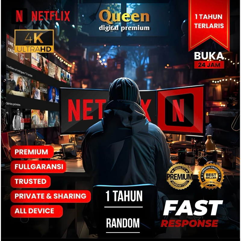 Jual NETFLIXXX RANDOM 3 BULAN 10 DEVICE UNTUK FAMILY PREMIUM ULTRA HD 4K FULL GARANSI | Shopee ...