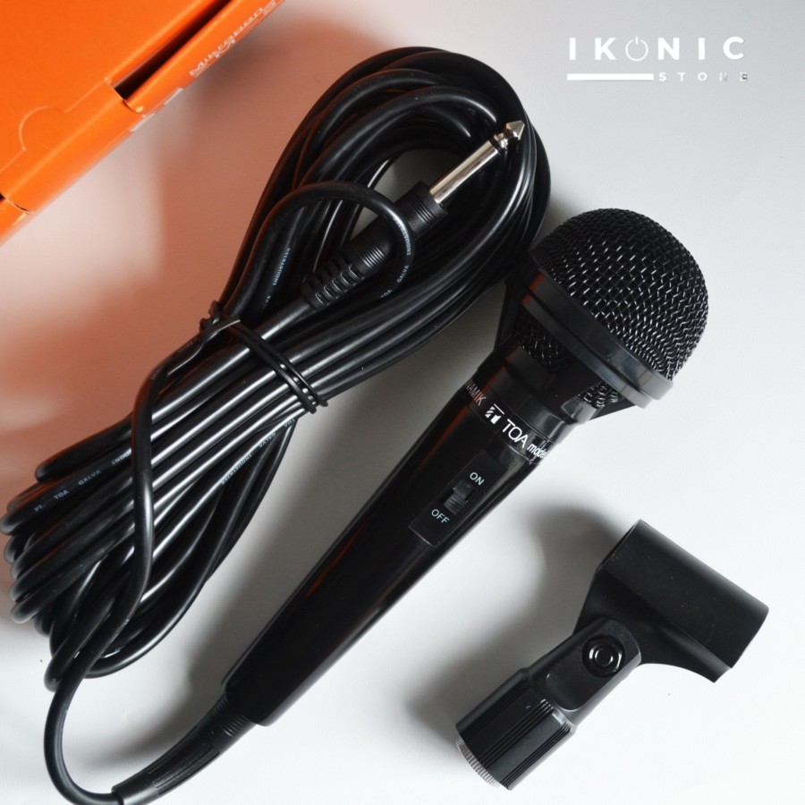 Jual IKONIC TOA MIC ZM 260 Microphone Kabel TOA ZM-260 Microphone TOA ...