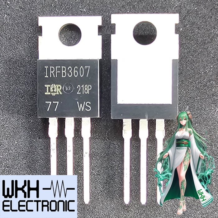 Jual IRFB3607PBF TO220 IRFB3607 MOSFET 75V 80A N-CH B3607 | Shopee ...