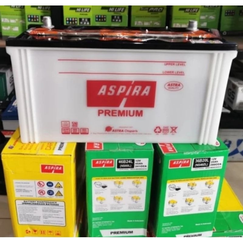 Jual aki Aspira Astra Otoparts N 100 rocky hino bus komatsu | Shopee ...