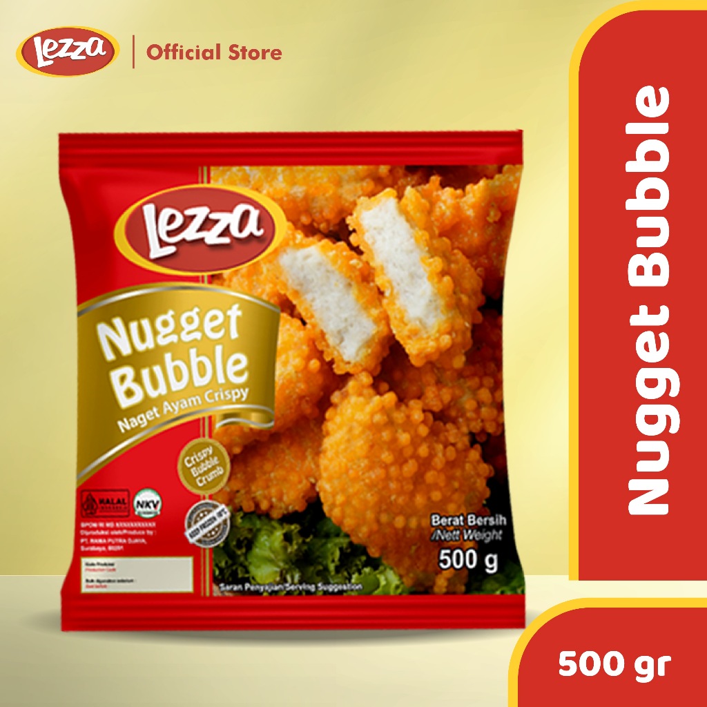 Jual LEZZA Nugget Ayam Bubble Krispy Frozen | Shopee Indonesia
