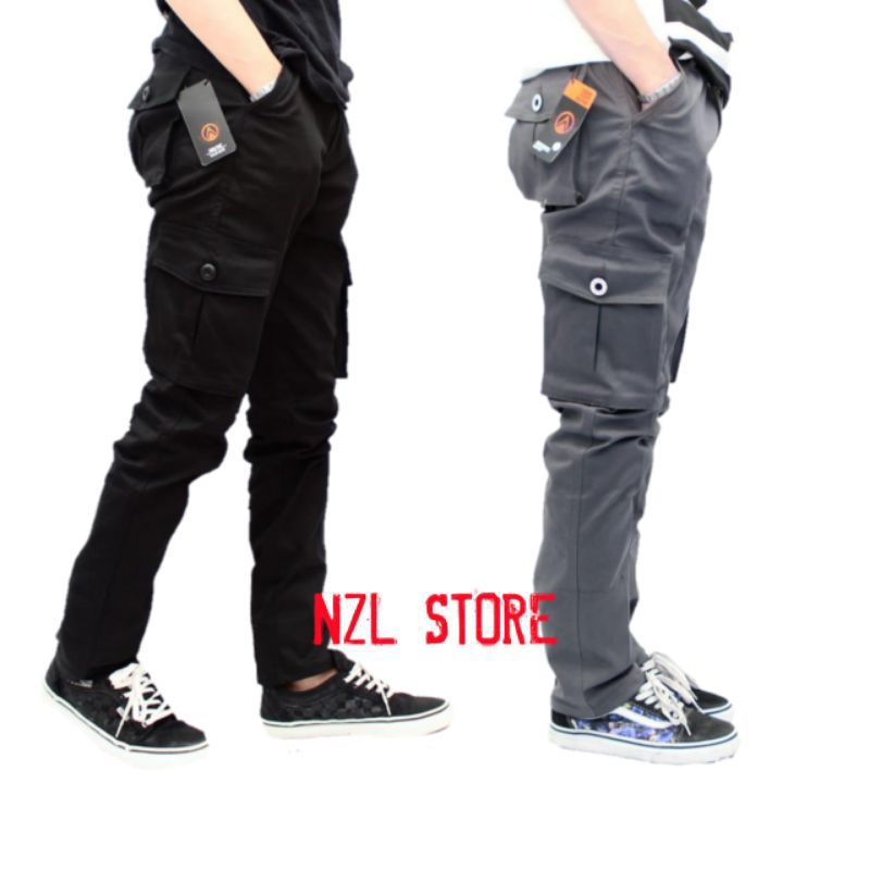 Jual Celana Cargo Panjang Pria Celana Kargo Panjang Jumbo kimpol Bahan ...