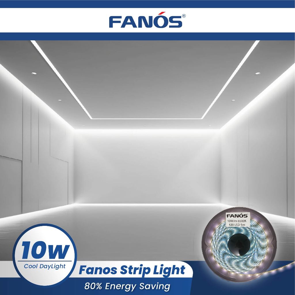 Jual FANOS Led StripLight 10W 5 Meter ( CDL/Putih ) | Shopee Indonesia