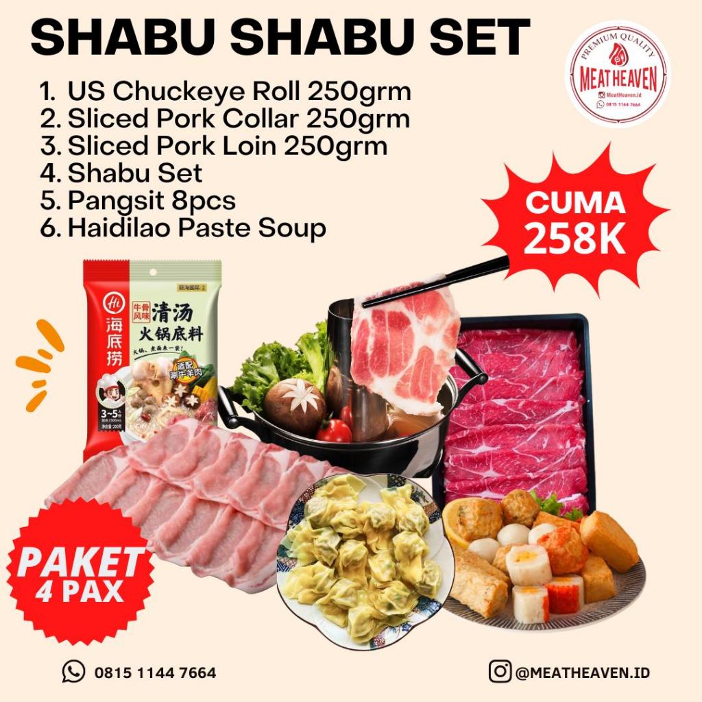 Jual PAKET SHABU SHABU LENGKAP - Untuk 4-12 Pax | Shopee Indonesia