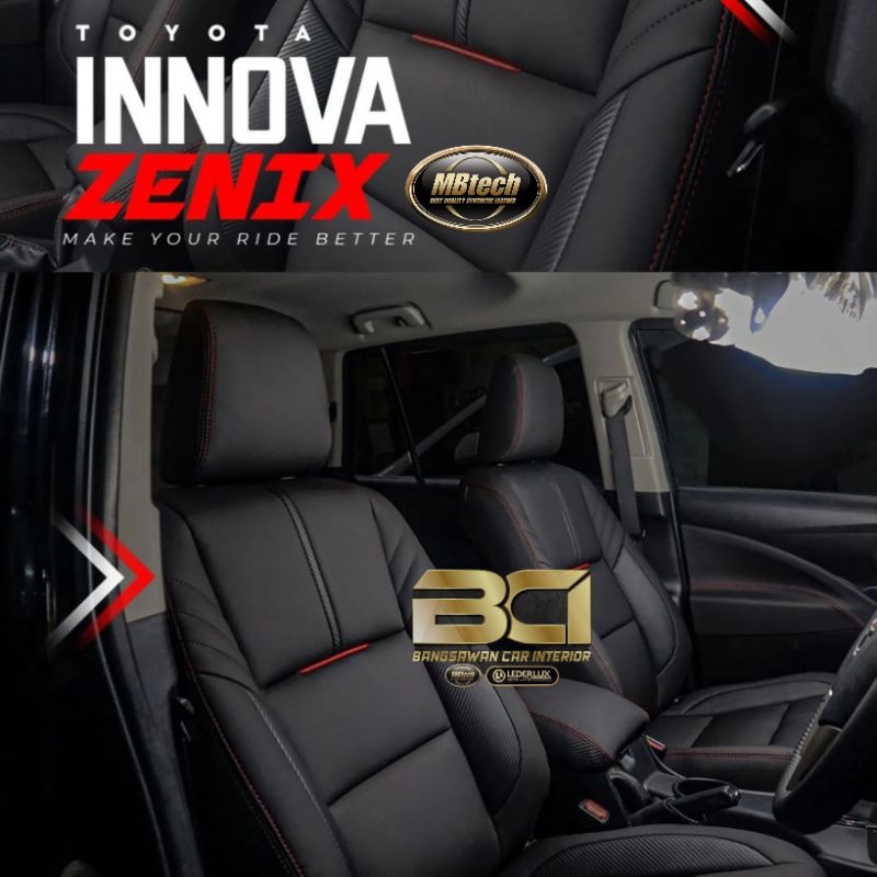 Jual Sarung jok mobil Innova reborn,inova zenix Bahan Mbtech Camaro ...
