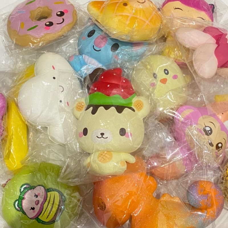 Jual FLASH SALE SQUISHY VIRAL KARAKTER LUCU (PRELOVED) | Shopee Indonesia