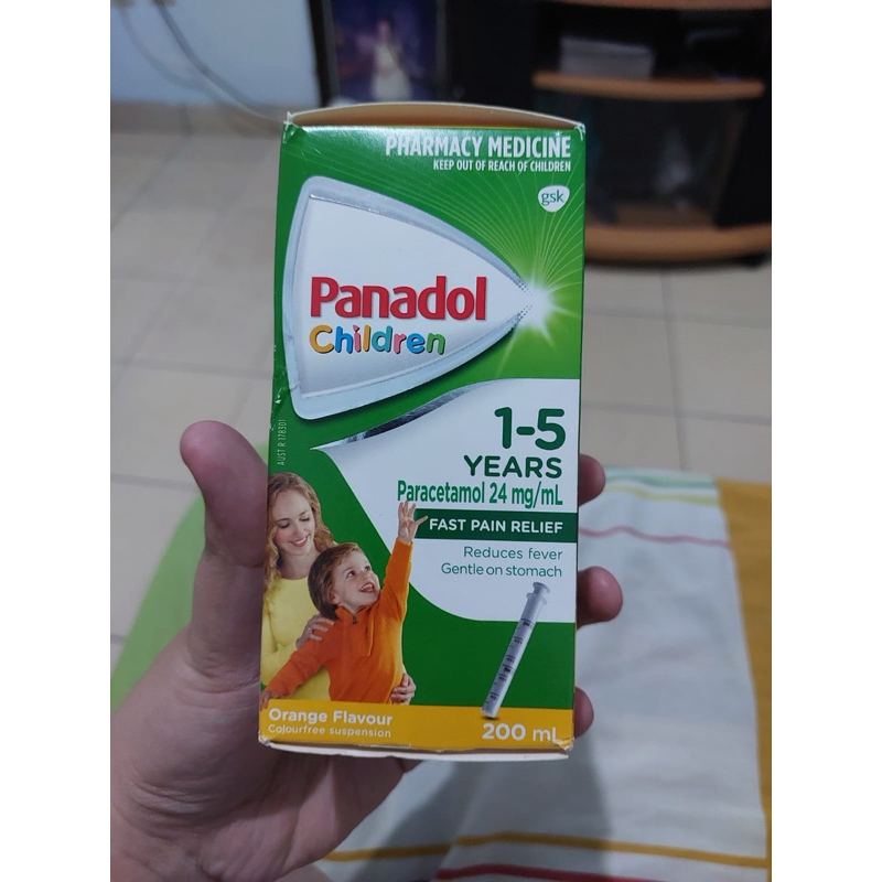 Jual Panadol Children Australia 1-5 Years Suspension Fever & Pain ...