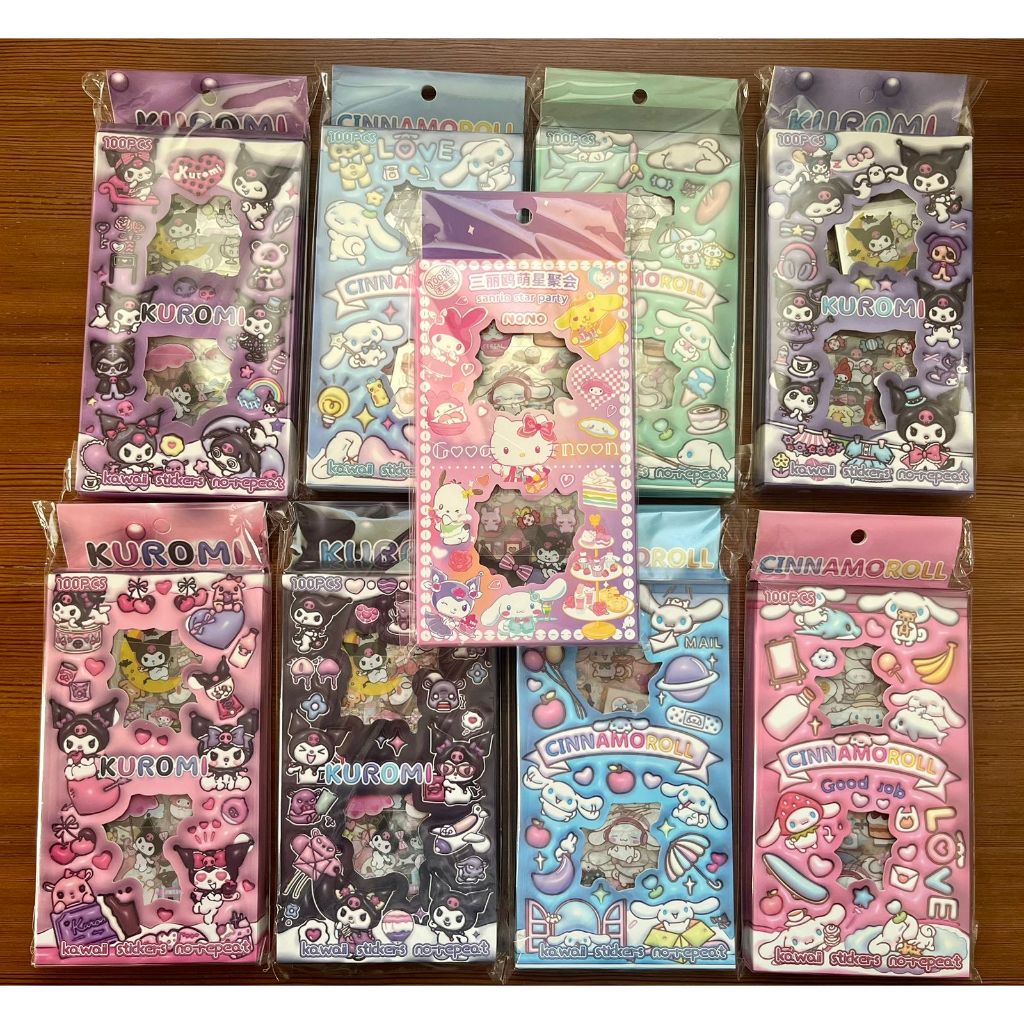 Jual Stiker Sanrio Sticker Box Cinamonrol isi 100 pc Waterproof Sticker ...