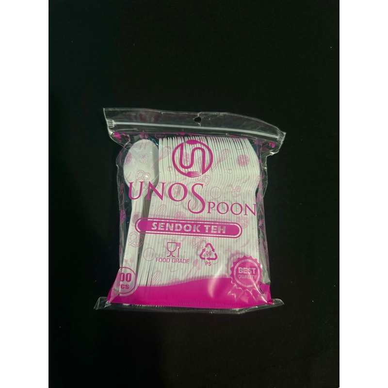 Jual SENDOK TEH PUTIH SUSU UNO 100 PCS / SENDOK ES | Shopee Indonesia