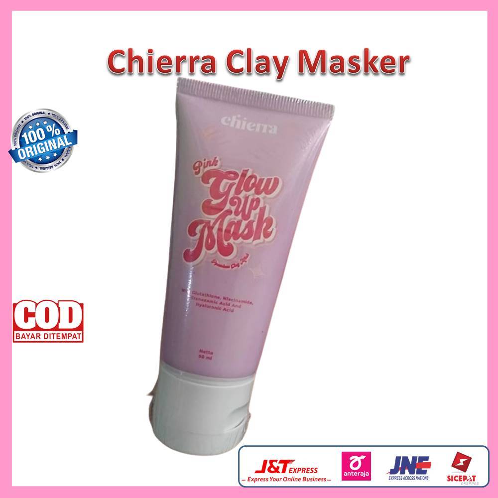 Jual Pink Glow Up Mask Chierra Clay Masker Original | Shopee Indonesia