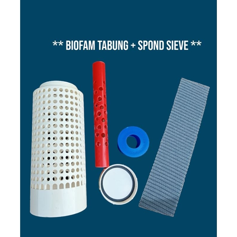 Jual Biofam tabung + Spond sieve filter | Filter aquarium | Shopee Indonesia