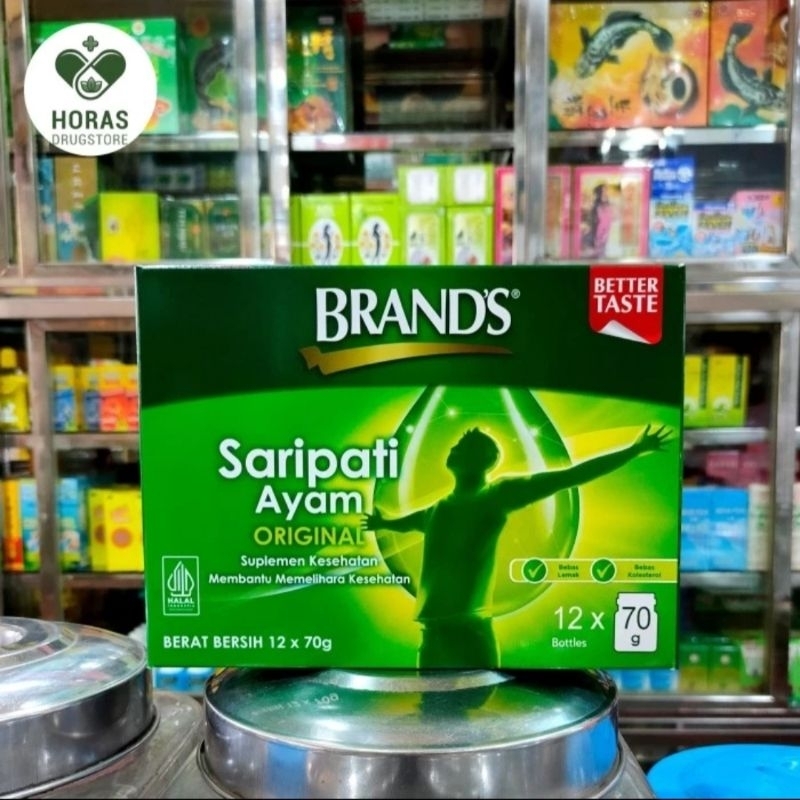 Jual BRAND'S Chicken Essence | Sari Pati Ayam Original 70g (isi 12 ...