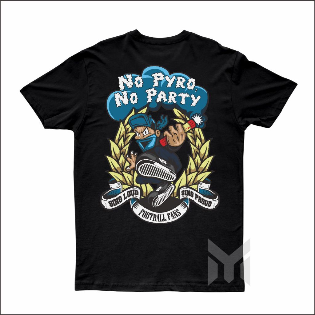 Jual Kaos Pria Distro NO PAYRO NO PARTY CASUAL ULTRAS HOOLIGANS | Shopee Indonesia