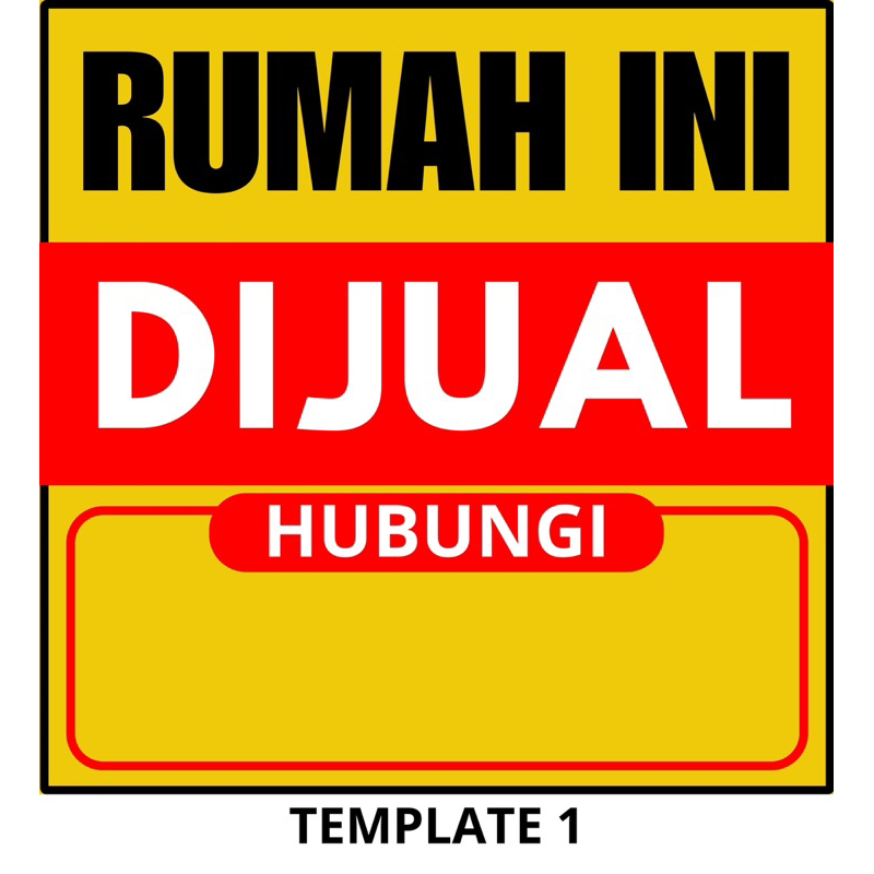 Jual Cetak Banner Spanduk Rumah Tanah Ruko Dijual Disewakan | Shopee ...