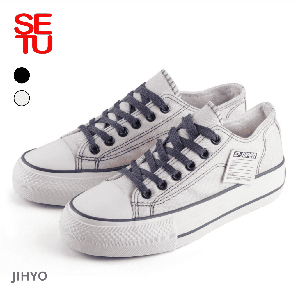 Jual SETU Jihyo Free Kotak Sepatu Sneakers Wanita Korea Sport Casual ...