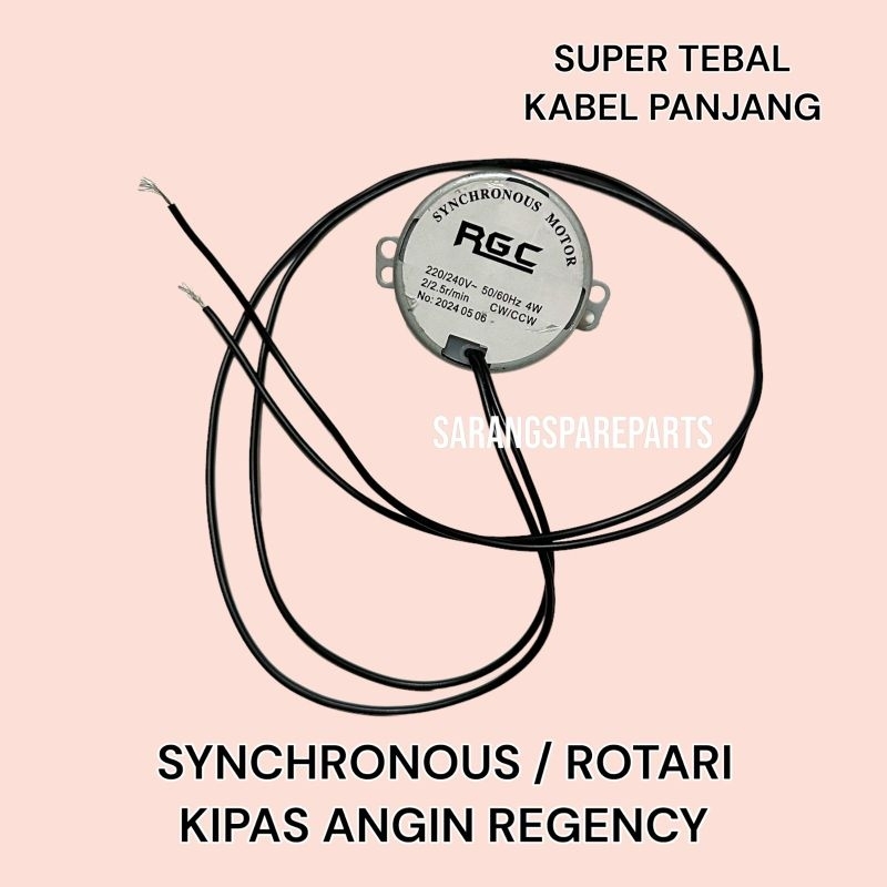 Jual ROTARI KIPAS ANGIN REGENCY / SYNCHRONOUS MOTOR REGENCY / ROTARY ...