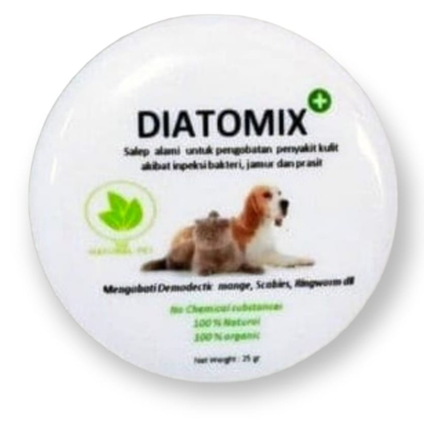 Jual Diatomix Salep Obat Jamur Scabies Demodex Kucing Anjing Kelinci | Shopee Indonesia