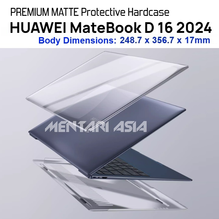 Jual Protective HARDCASE HUAWEI MateBook D16 2024 - 2pcs Top Bottom ...