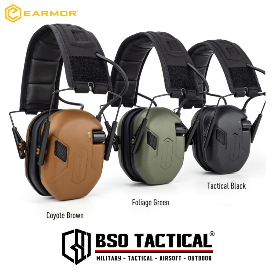 Jual Earmor M300A Tactical Headset Hearing Protection Earmuff | Shopee ...