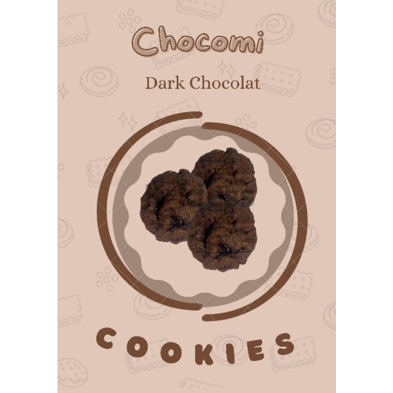 Jual CHOCOMI ( Dark Chocolat Soft Cookie ) | Shopee Indonesia