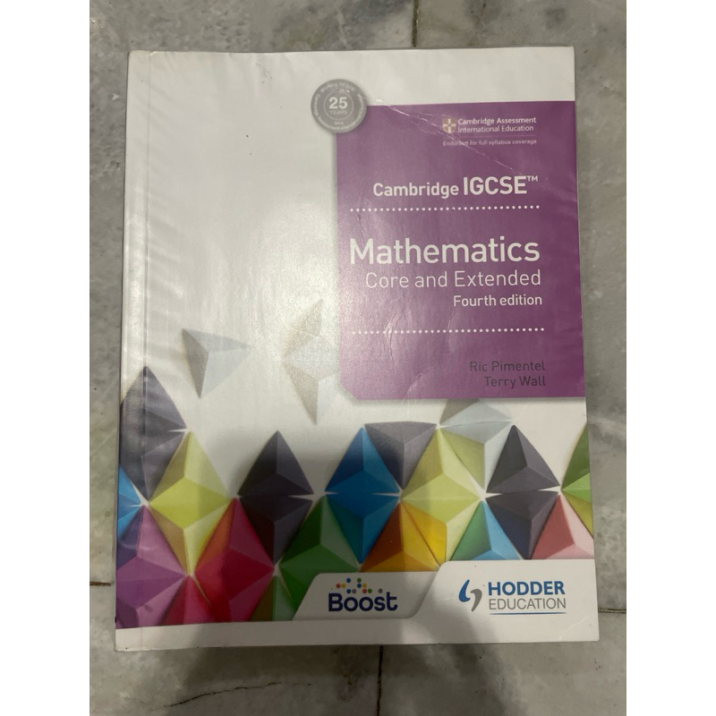 Jual Mathematics Core And Extensed Fourth Edition Cambridge Igcse Preloved Shopee Indonesia