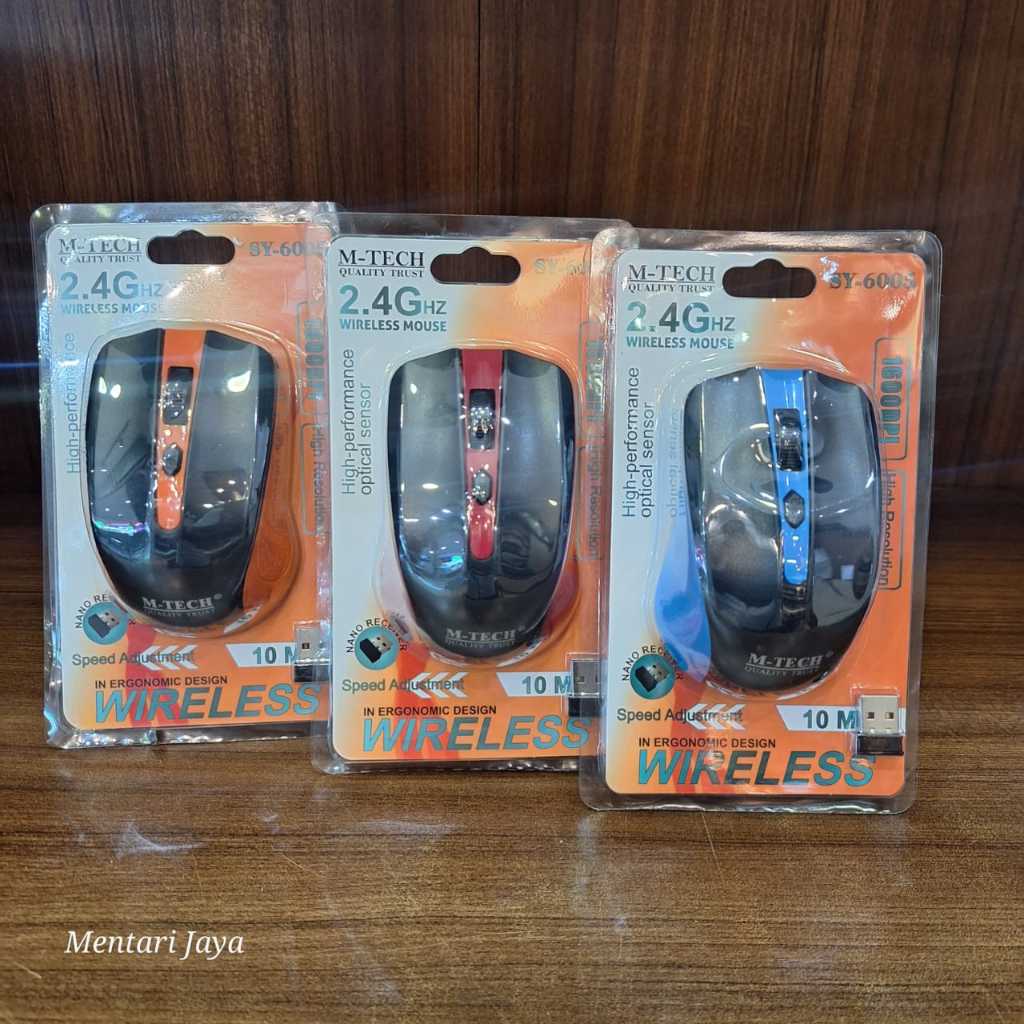 Jual MOUSE WIRELESS M-TECH SY-6005 WIRELESS MOUSE 2.4GHZ | Shopee Indonesia