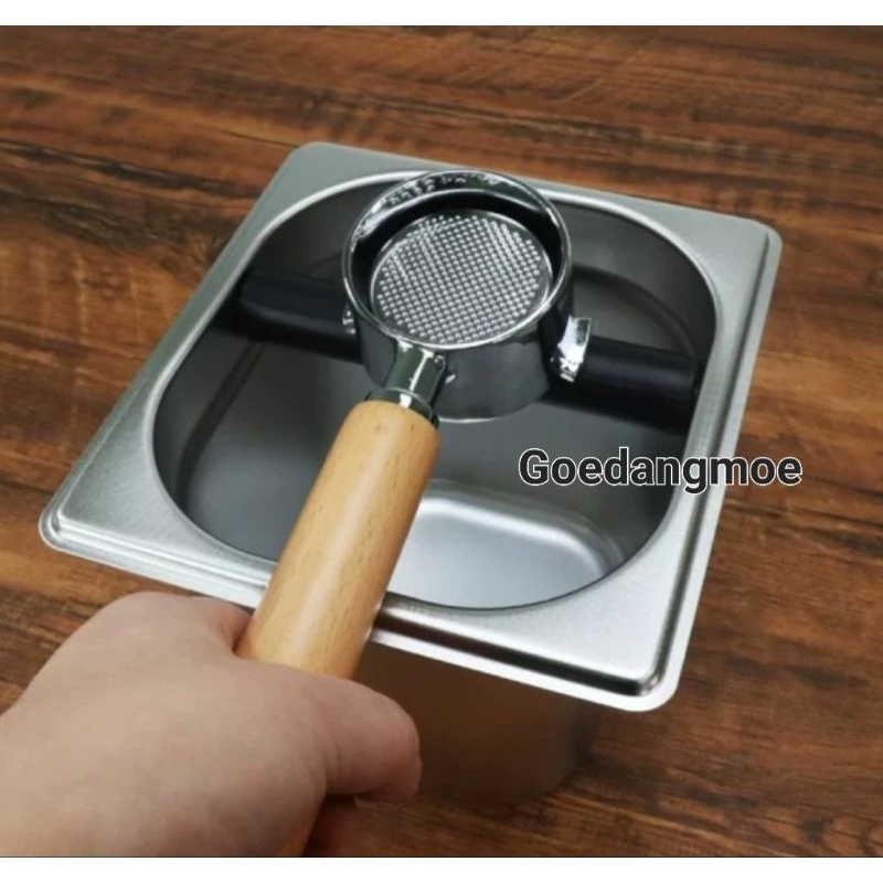 Jual Knock box kopi stainless steel Coffee bin Tempat buang ampas kopi ...