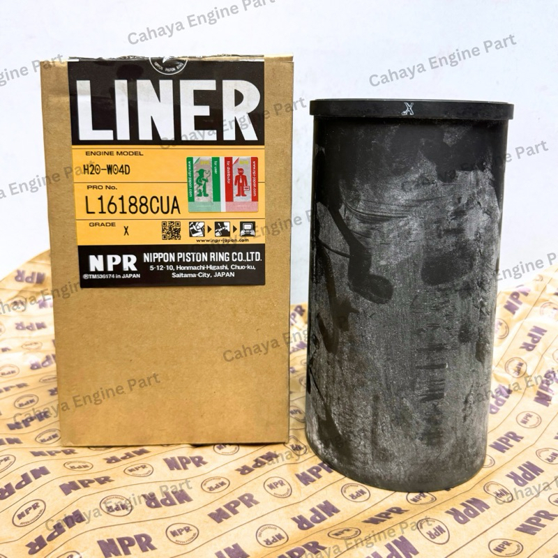 Jual LINER NPR JEPANG HINO DUTRO 130HT | WO4D (MODEL BIBIR) (1 SET, ISI ...