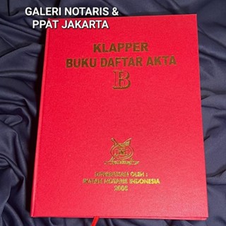 Jual KODE R23C Buku Klaper Daftar Akta Notaris Klaper Abjad Klaper ...