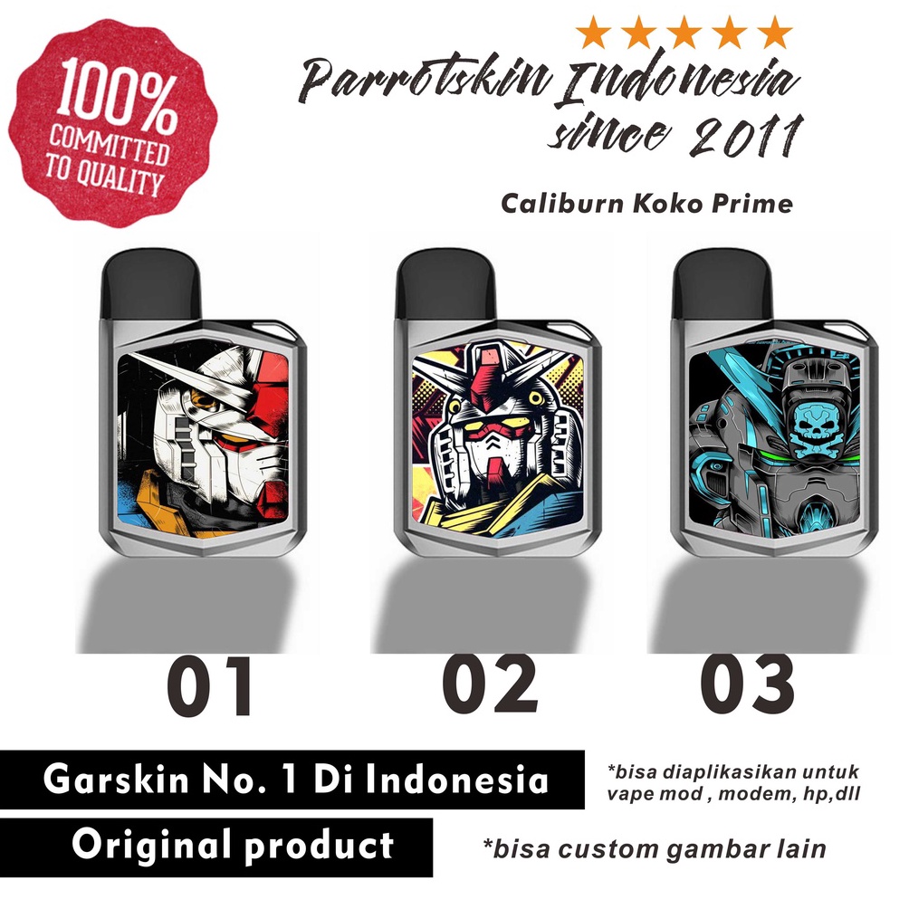 Jual PROMO BRAND Garskin sticker Caliburn Koko Prime Gundam edition ...