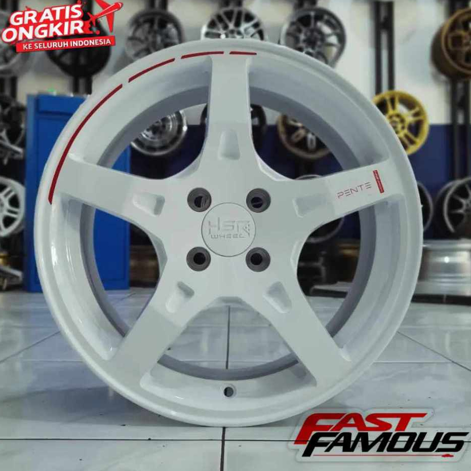 Jual Velg Racing Murah R15 Baut 4X100 Mobil Yaris Brio Ignis Swift Brio Jazz Vios Mobilio Ayla ...