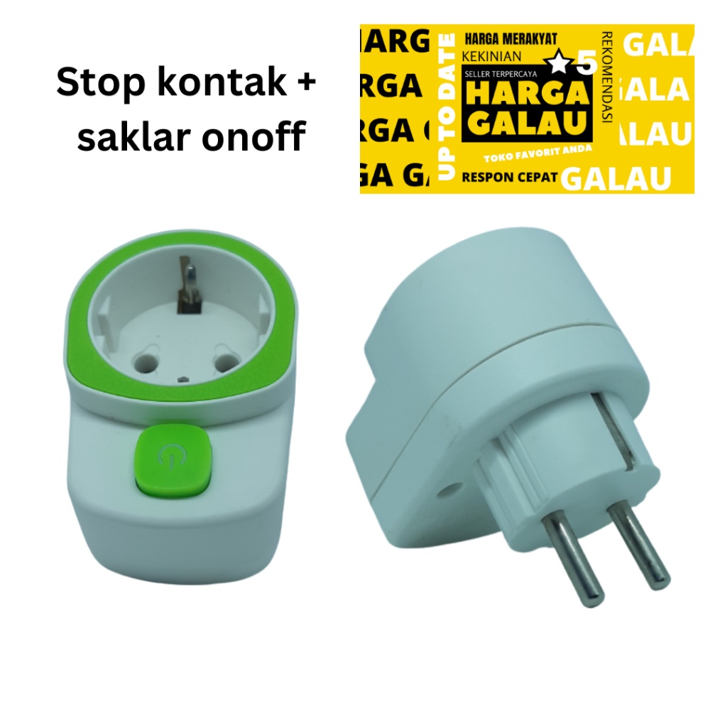 Jual PAKET HEMAT Stop kontak saklar onoff led indikator sudah SNI ...