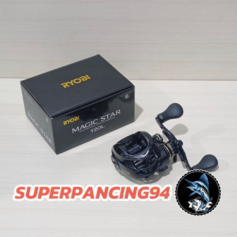 Jual Reel BC Ryobi Magic Star 120L (Handle Kiri) | Shopee Indonesia