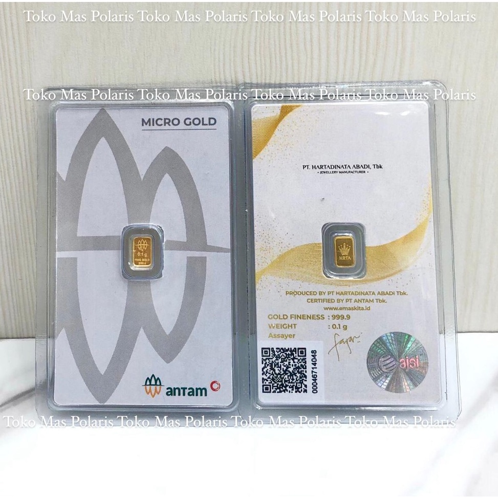 Jual KODE M97E Logam Mulia Microgold ANTAM x Hartadinata Abadi 1 gram ...