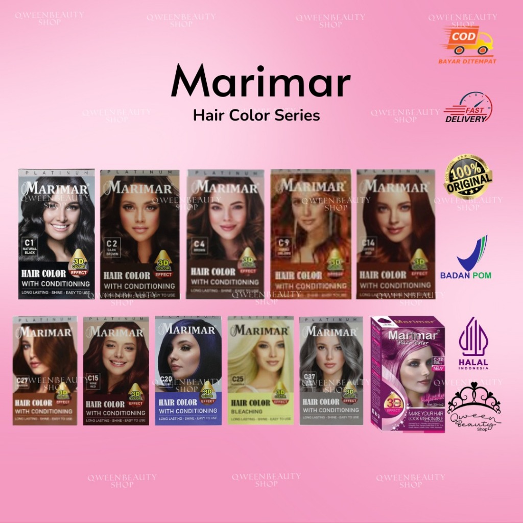 Jual MARIMAR Platinum Hair Color Series | Shopee Indonesia