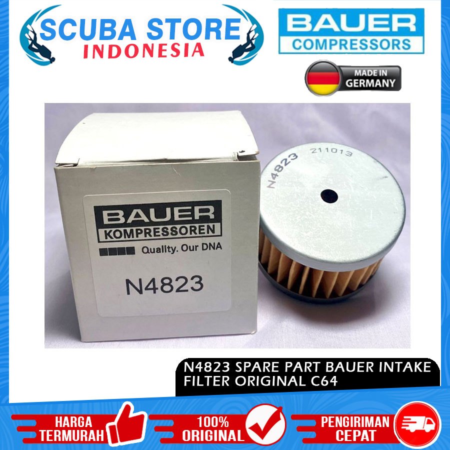 Jual N4823 Spare Part Intake Filter Compressor Bauer C64 Kompresor ...