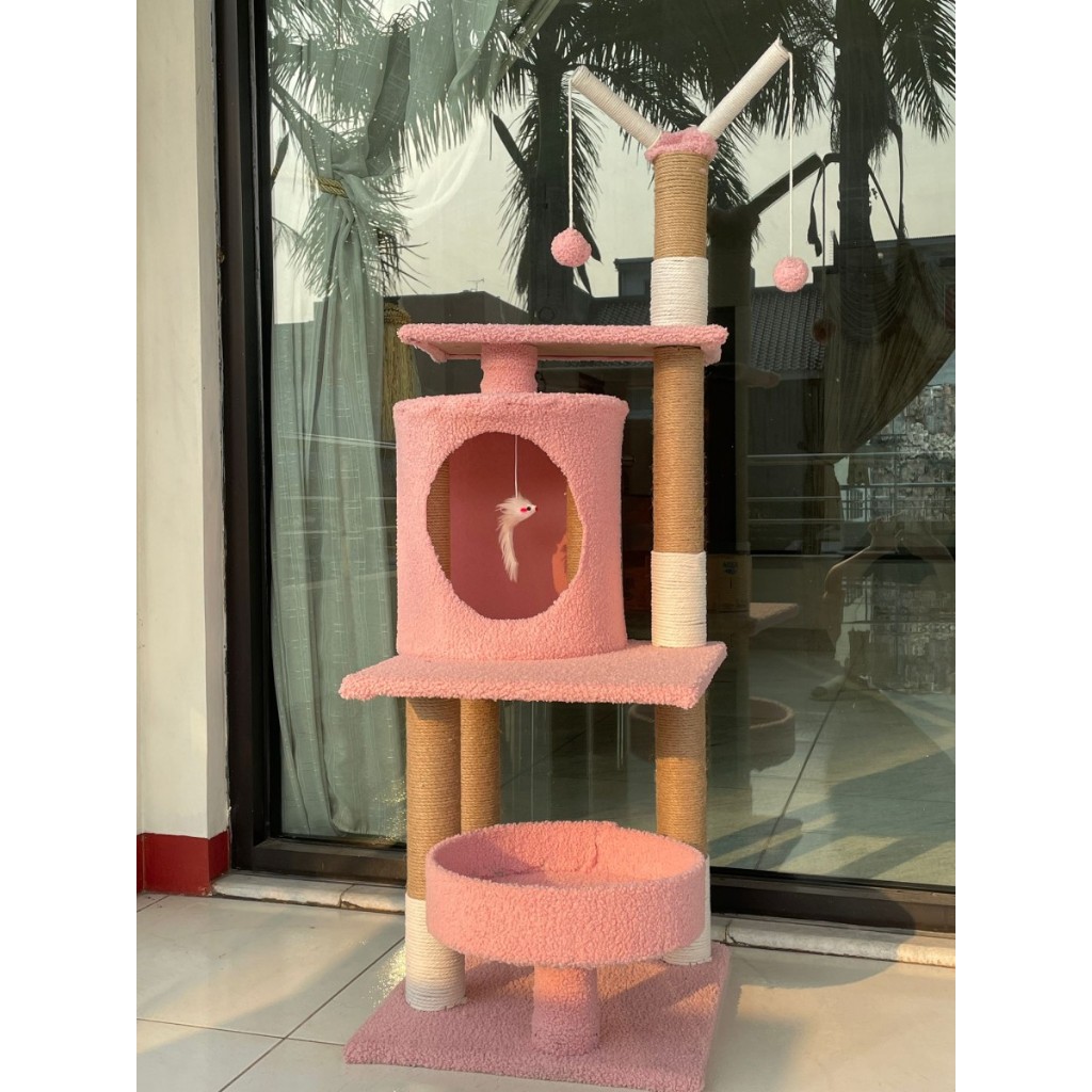 Jual MIAW COCA COLA Cat Play Cat House Garukan Kucing Cat Tree Panjatan ...