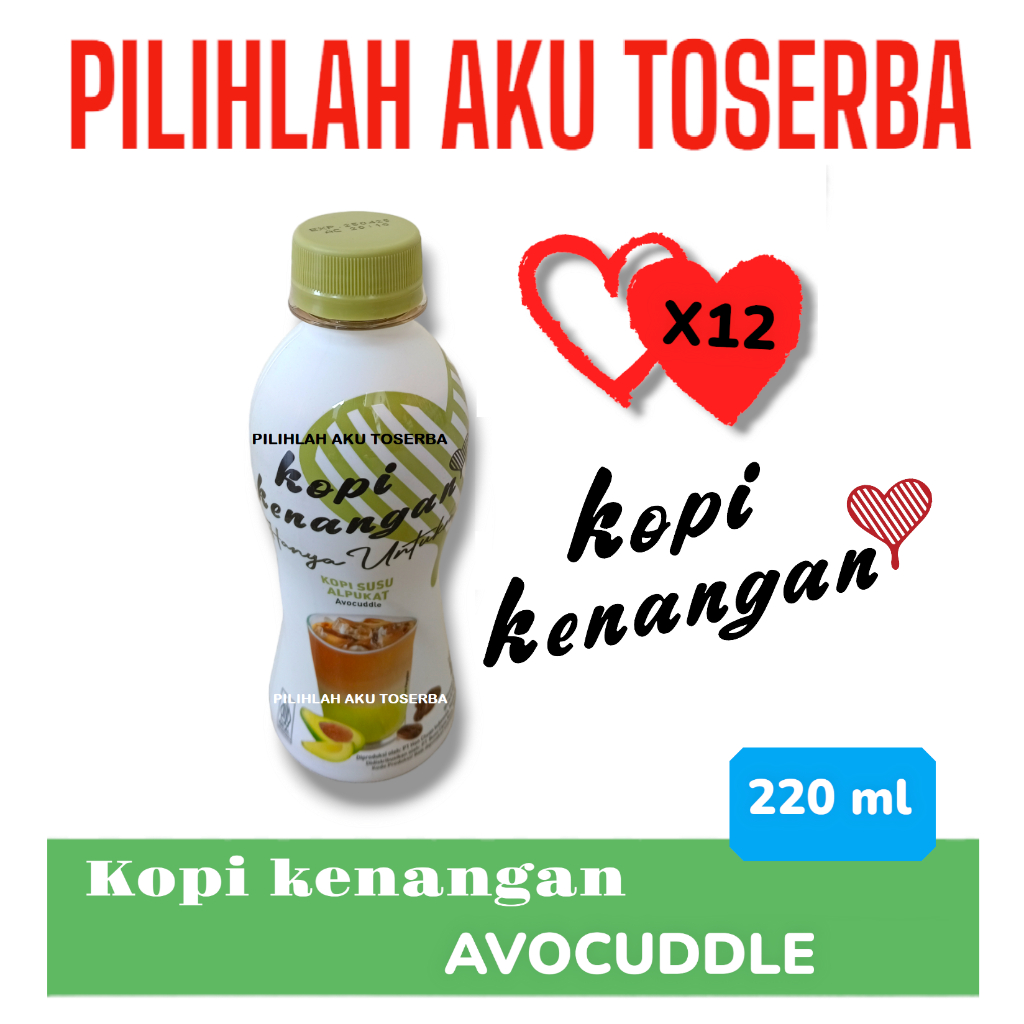 Jual KOPI KENANGAN AVOCUDDLE AVOCADO 220 ml - ( HARGA 12 botol ) | Shopee Indonesia
