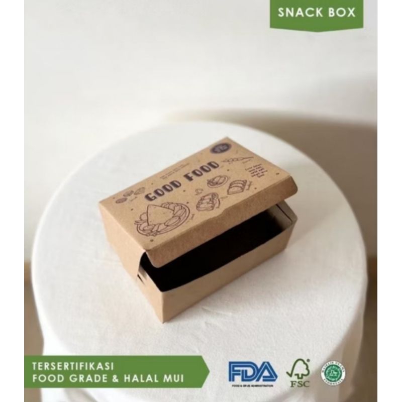 Jual Snack Box Design/Box Fried Chicken / Dus Fried Chicken / Dus Snack ...