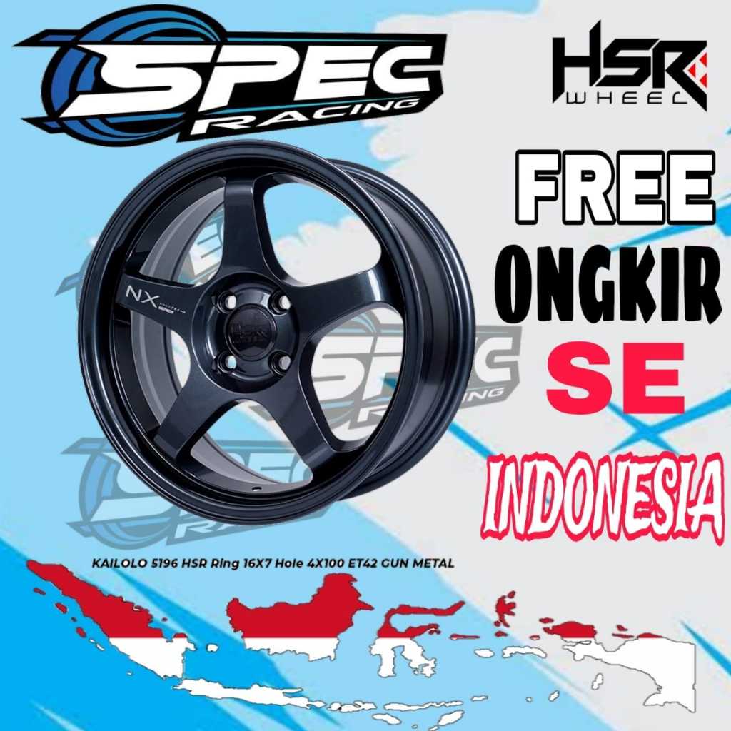 Jual Velg Mobil Racing Ring 16 Untuk Starlet Lancer Vios Brio Satya ...