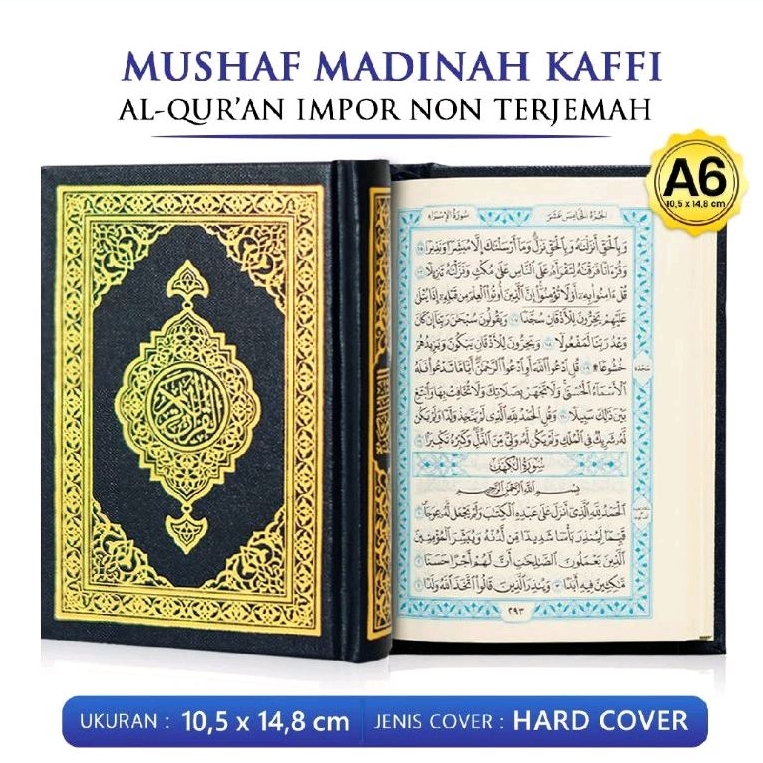 Jual Mushaf Madinah Al-Quran Kaffi Original (Q2) ukuran 11x15cm 100% ...