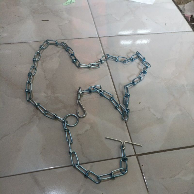 Jual Rantai Anjing. Rantai gogok, rantai hewan peliharaan ukuran 55x5 & 60x5 | Shopee Indonesia