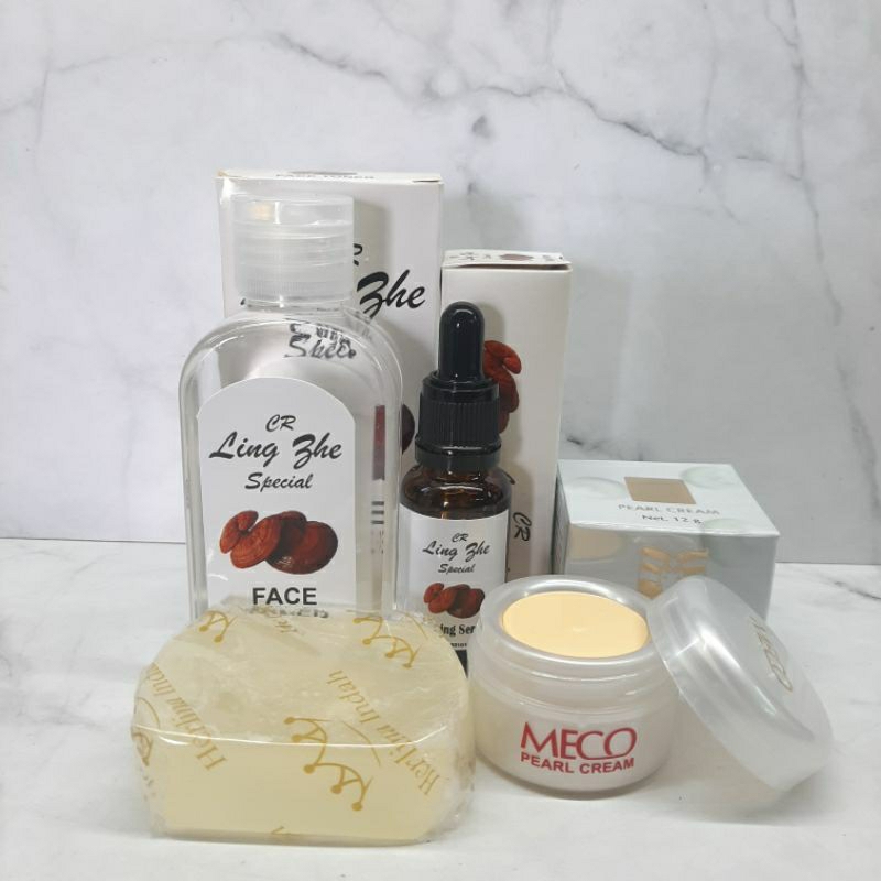 Jual PAKET CR Ling Che Spesial 4in1 Cream Meco| 3in1 Cream Meco ...