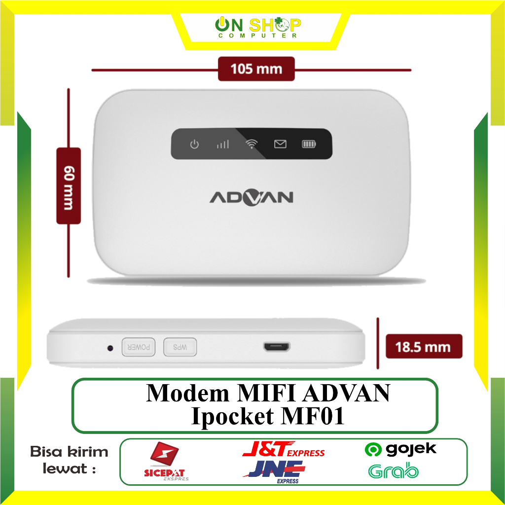 Jual Modem MIFI ADVAN Ipocket MF01 Wireless Unlock All Operator 2500 ...